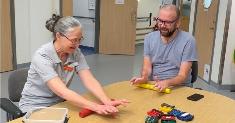 Daniels väg tillbaka genom rehab